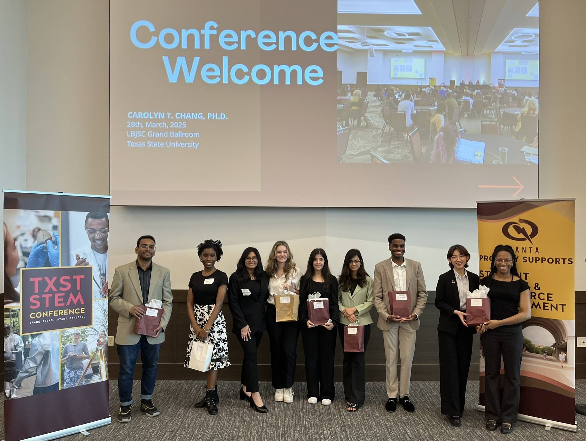 Winners of the 2025 TXST STEM Conference Student Poster Presentations : College of Science and ...
